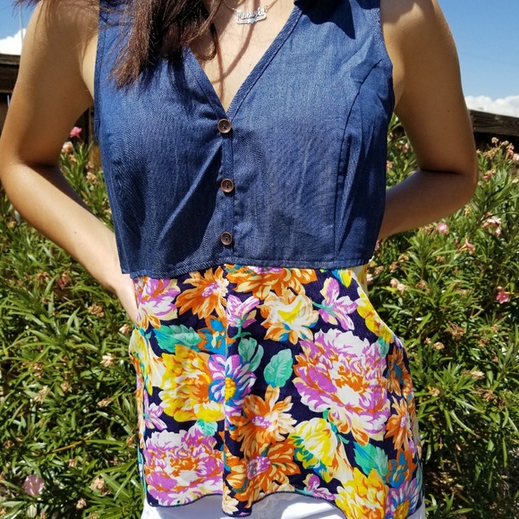 Lineup | Tops | Nwt Lineup Mixed Denim Shirt | Poshmark